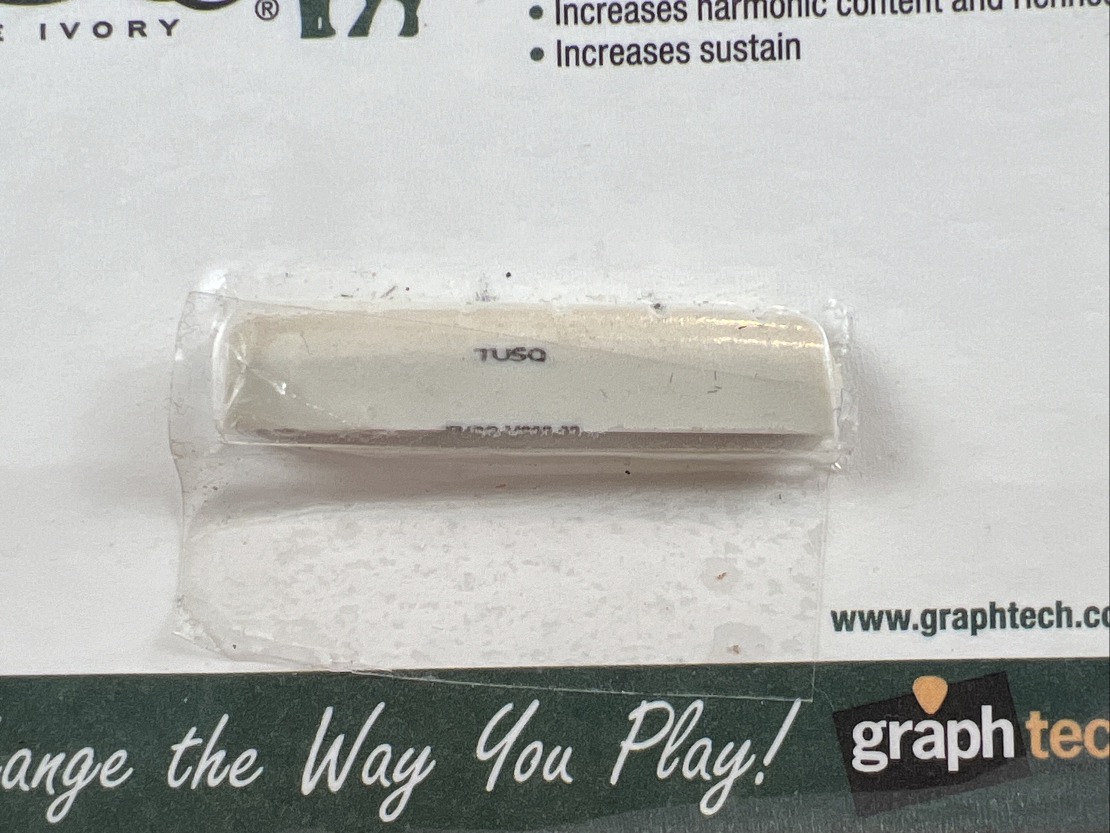 Graph Tech Tusq PQ-M600-00 guitar nut (Martin Style) - open box ...