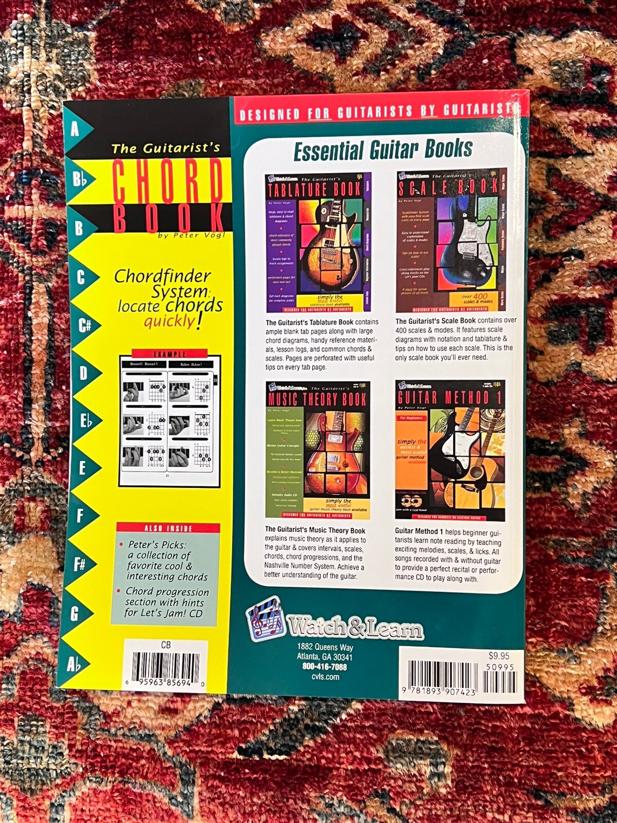 NEW: Guitarist's Chord Book by Peter Vogl (2000, Trade Paperback ...