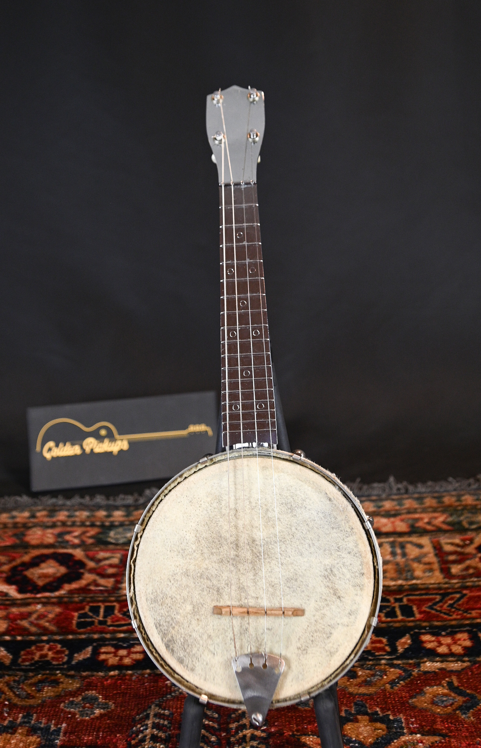 1950s - 1960s Werco Chrome Blue Sparkle Banjo Ukulele Banjolele 21 ...