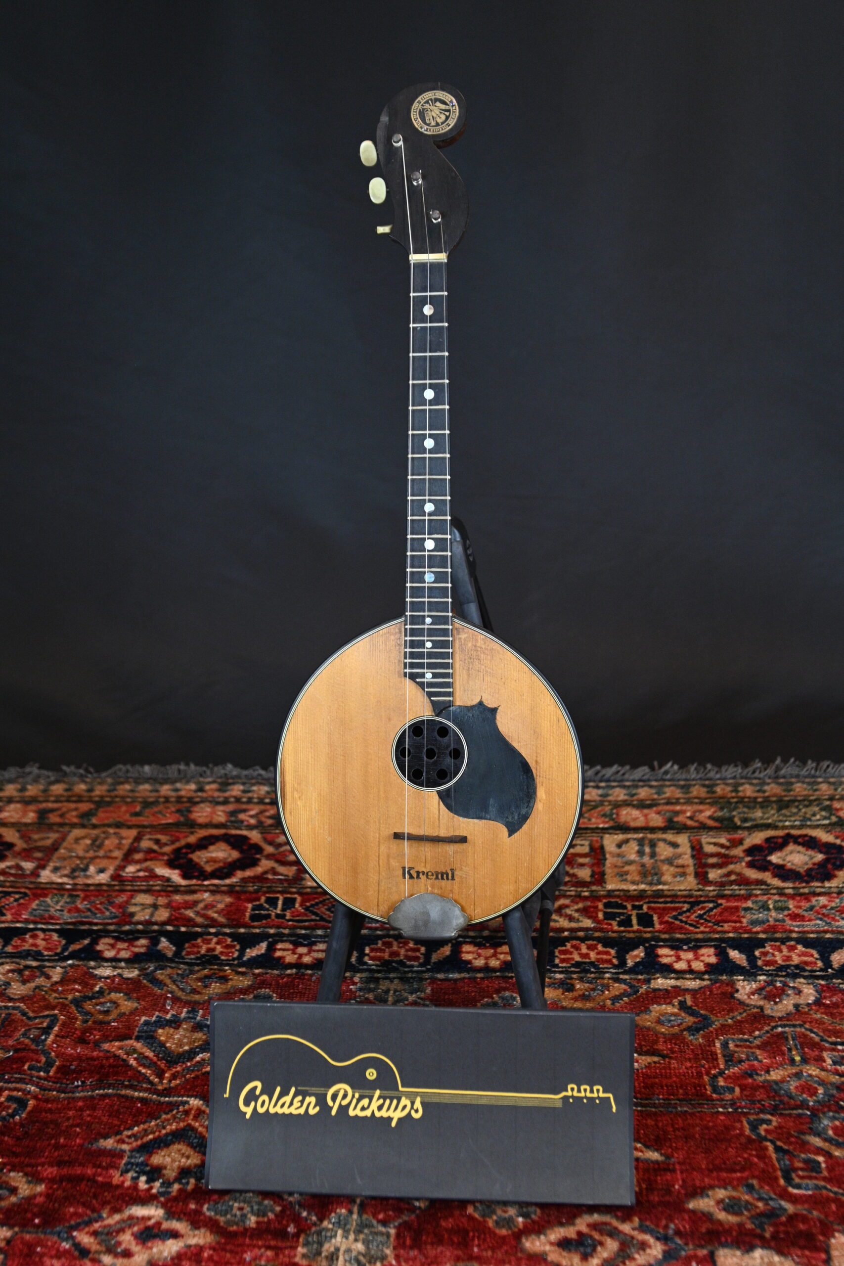 c1900 Julius Heinrich Zimmermann 3-Stringed Domra w/ Gourd Bowl Back ...