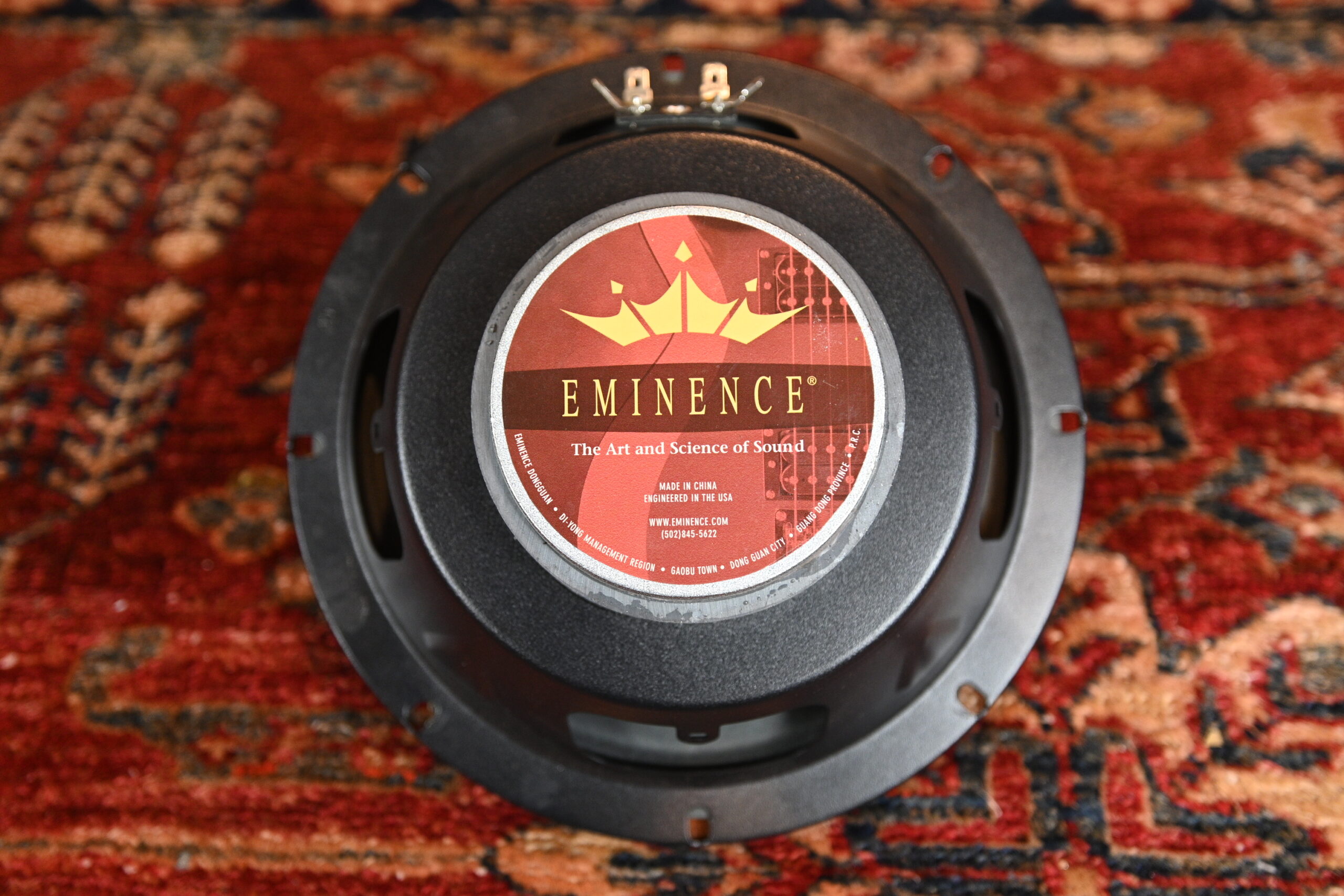 8” Eminence 16 OHMS Speaker New Condition - Golden Pickups LLC